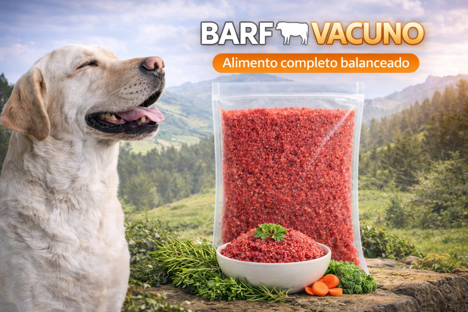 BARF Completo de Vacuno (Balanceado Natural) - Alimento Barf Chile ...